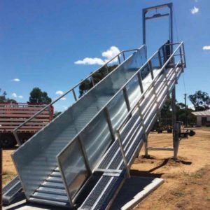 8.0m Permanent Adjustable Loading Ramp - ProWay